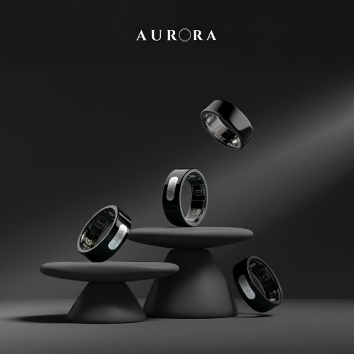 Aurora Eclipse : Glucose Smart Ring With ECG & BP – Aurora Ring
