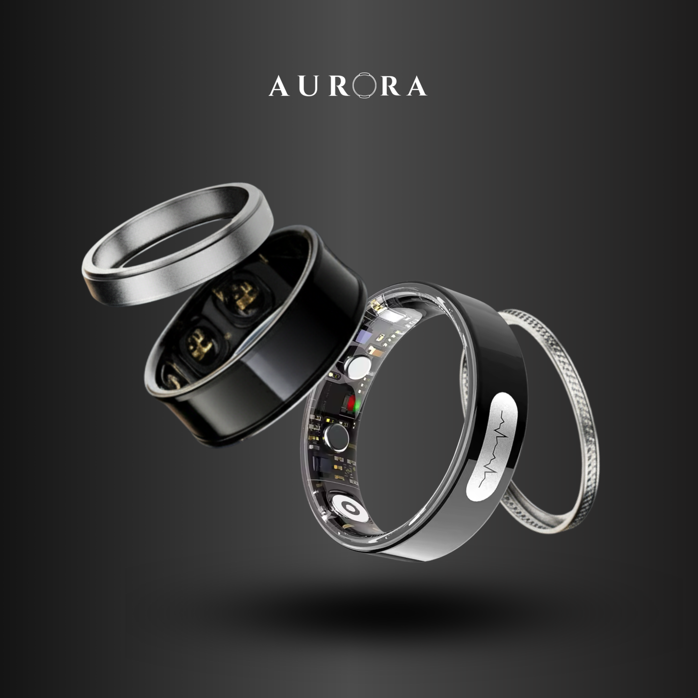 Aurora Eclipse : Glucose Smart Ring With ECG & BP – Aurora Ring