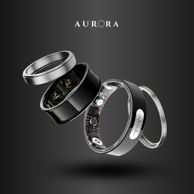 Aurora Eclipse : Glucose Smart Ring With ECG & BP – Aurora Ring