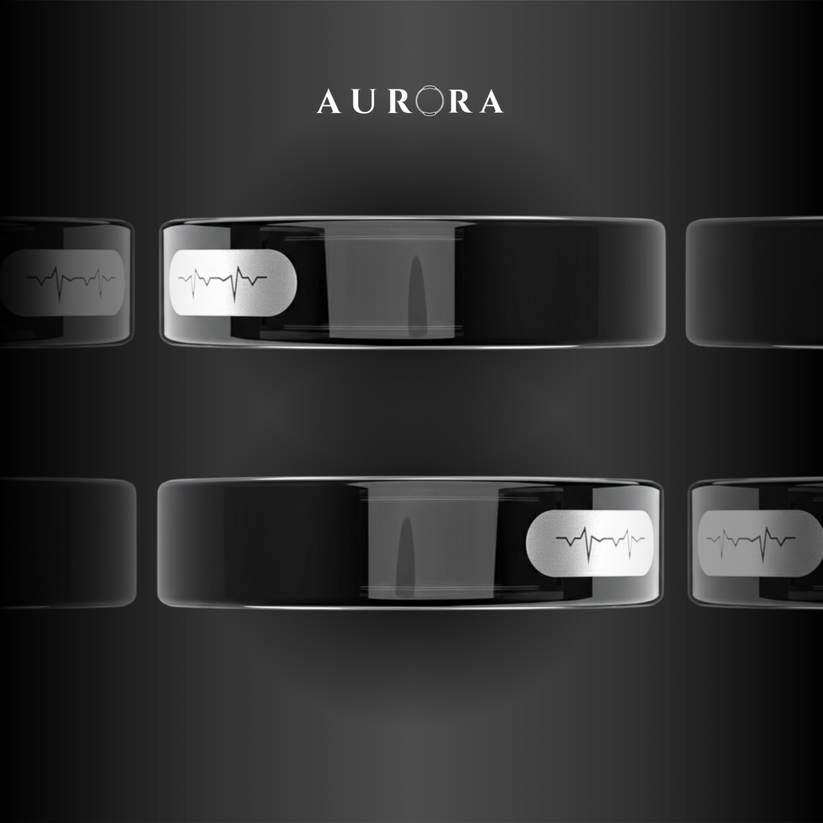 Aurora Eclipse Glucose Smart Ring – ECG, Blood Pressure & Heart Rate ...