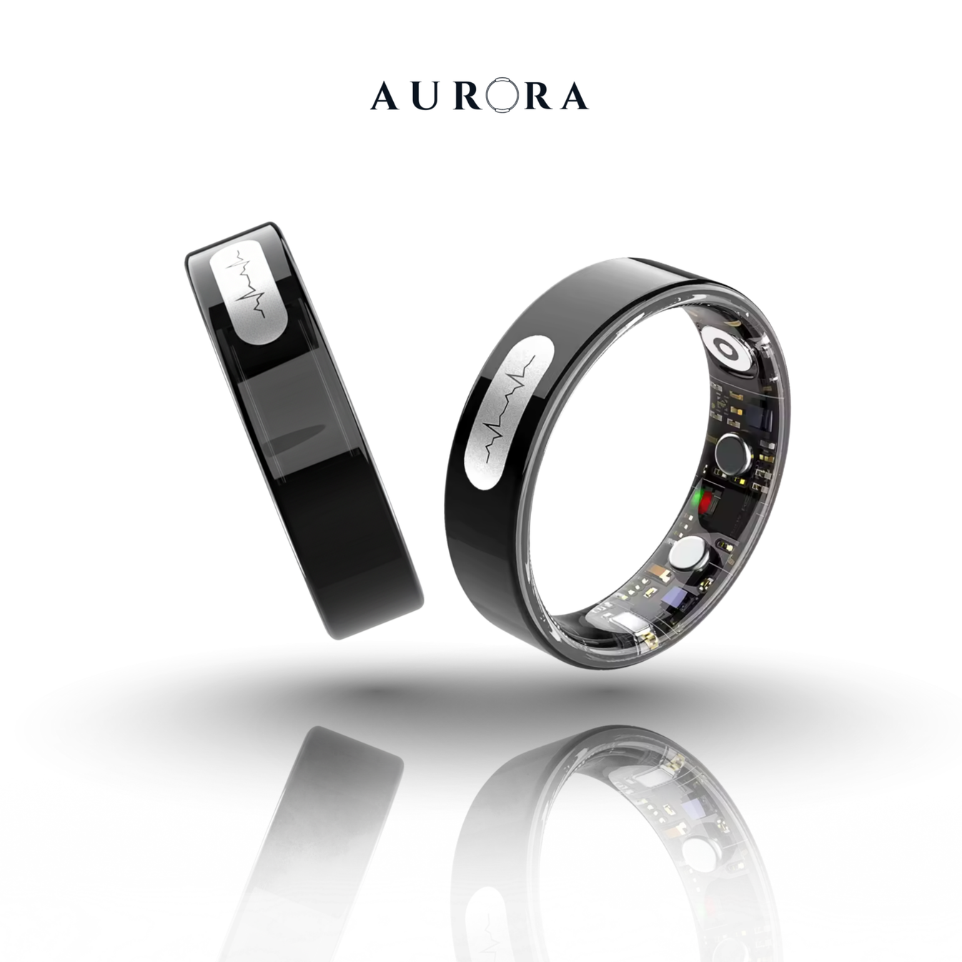 Aurora Eclipse Glucose Smart Ring – ECG, Blood Pressure & Heart Rate ...