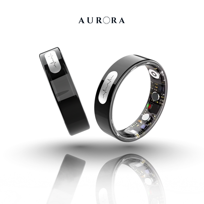 Aurora Eclipse Glucose Smart Ring – ECG, Blood Pressure & Heart Rate ...