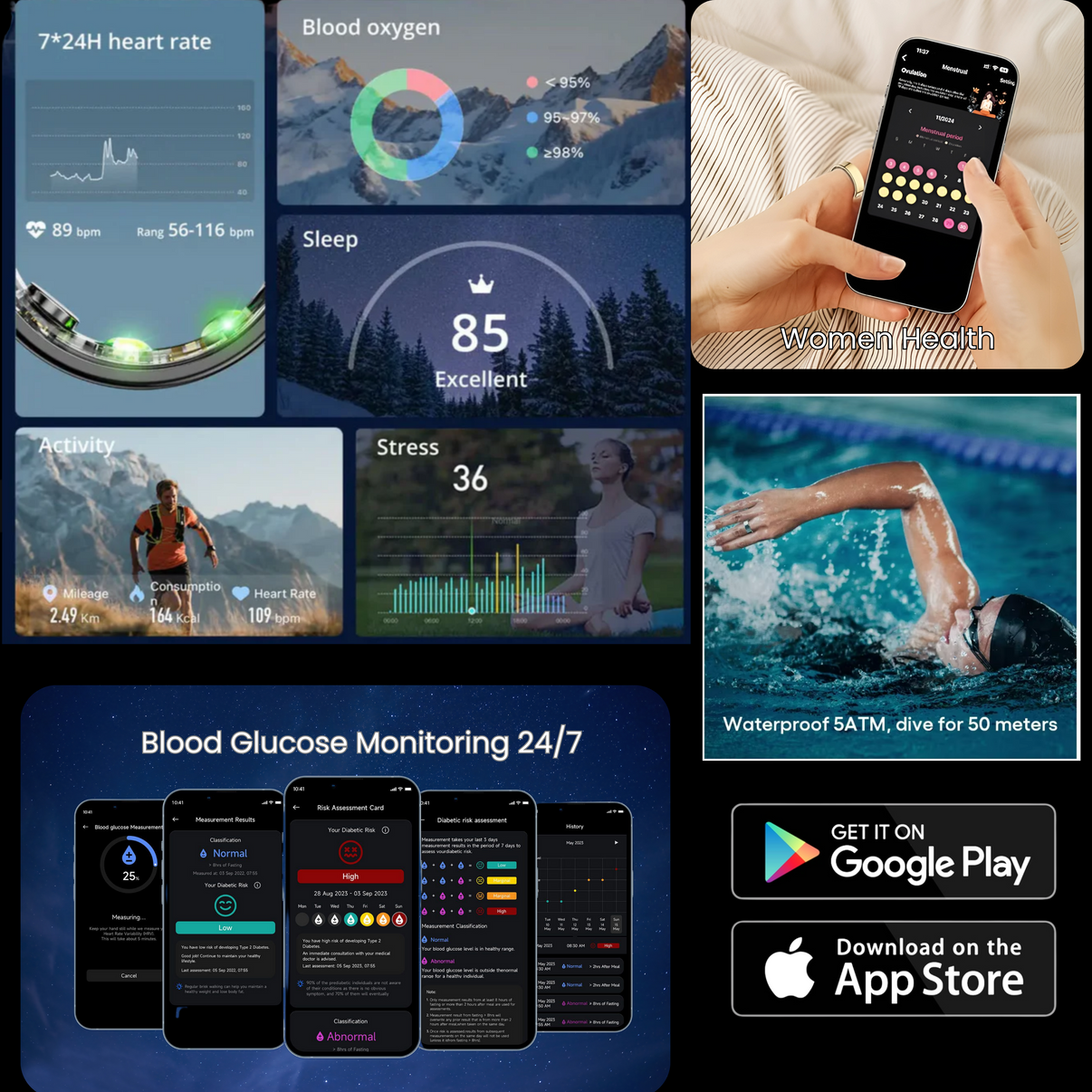 Glucose Smart Ring™ – Aurora Ring